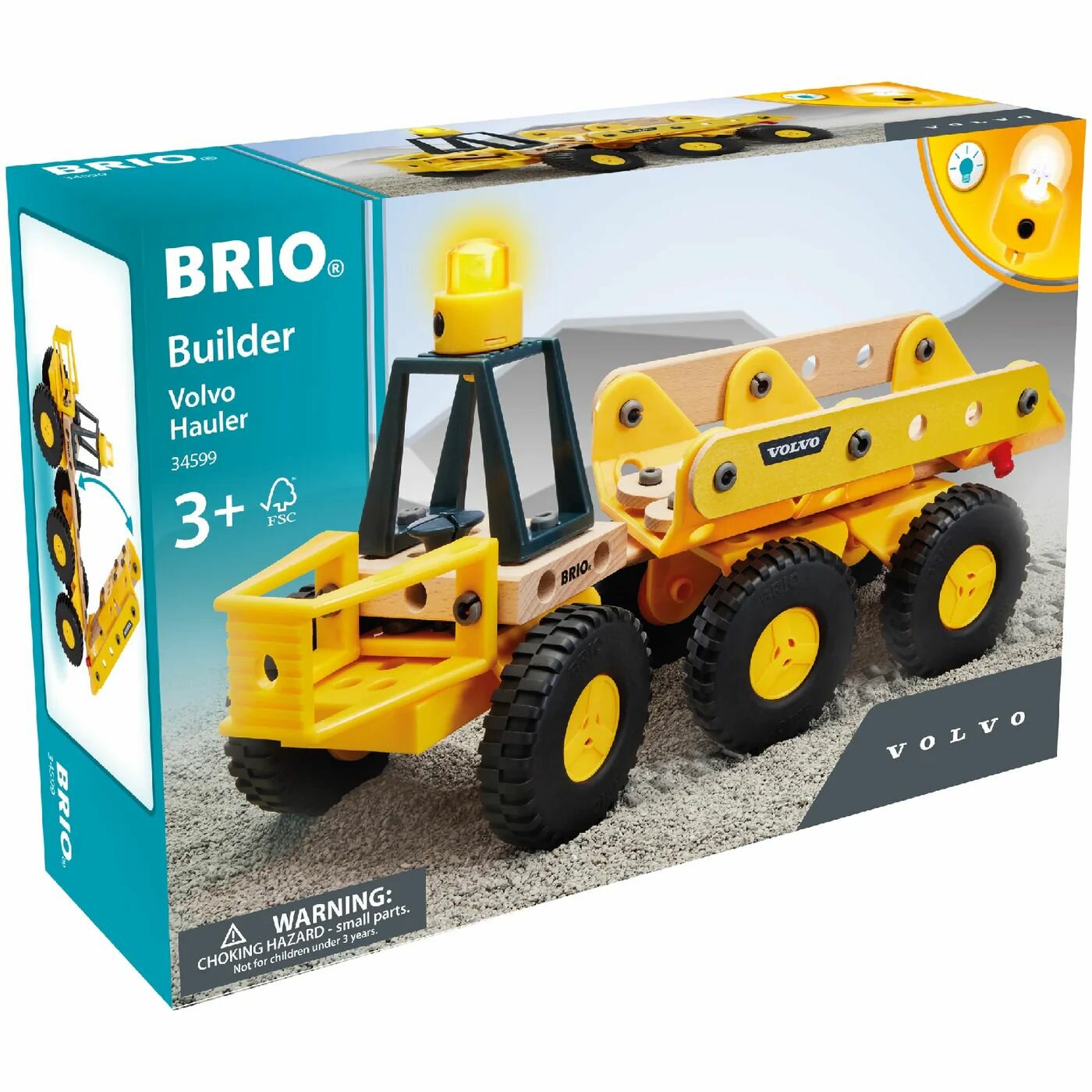 Конструктор BRIO Builder Volvo Hauler 34599 Самосвал