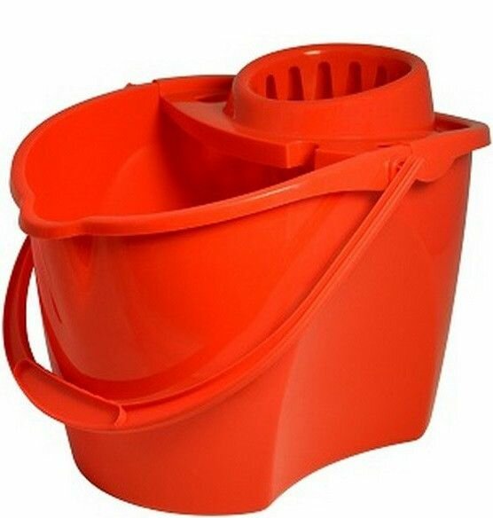Ведро с отжимом 12,0л МОП престо овальное со сливом С646 1/8