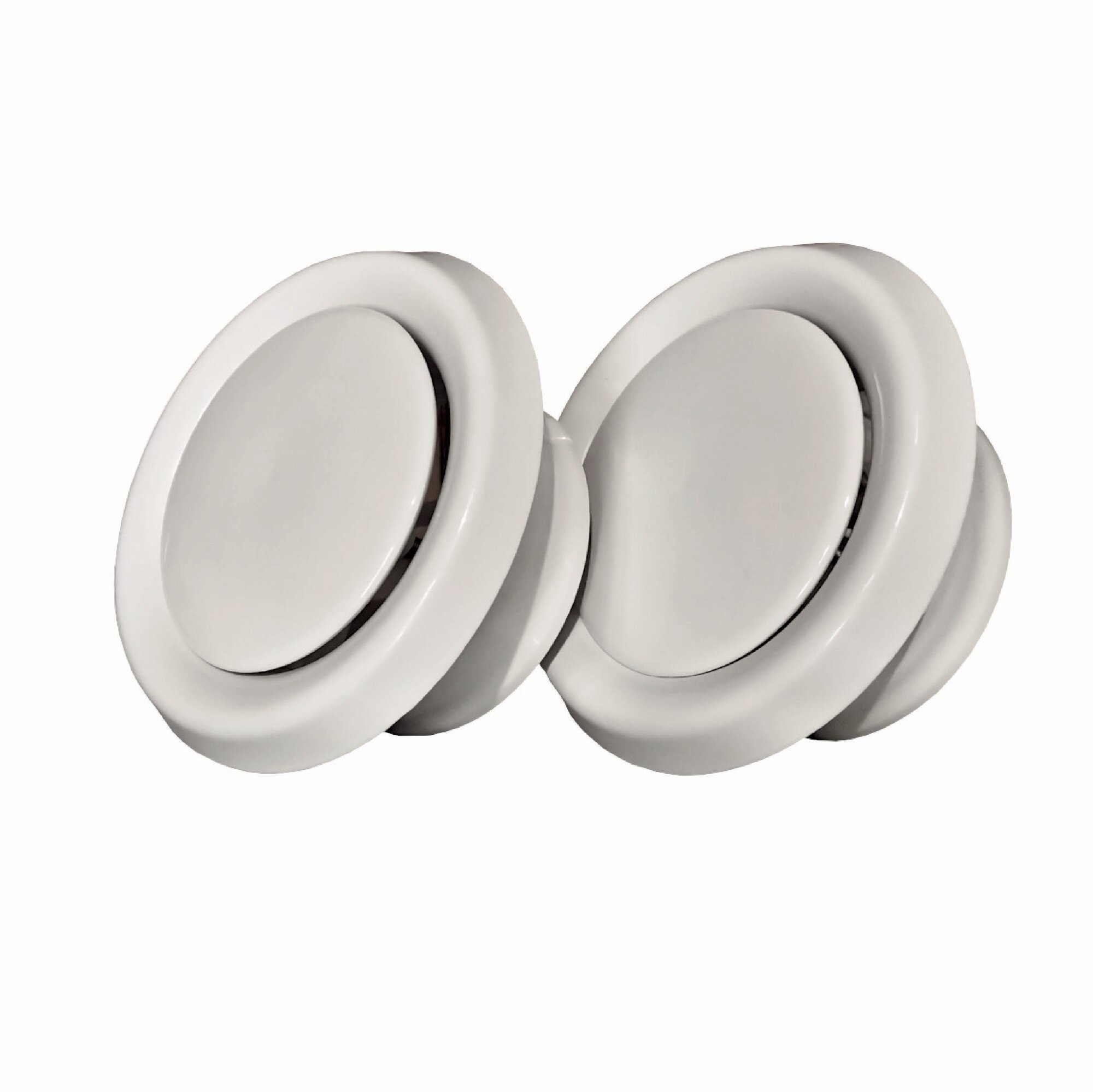 Пластиковый DVA 125 мм анемостат вентиляционный, универсальный диффузор (2 шт)