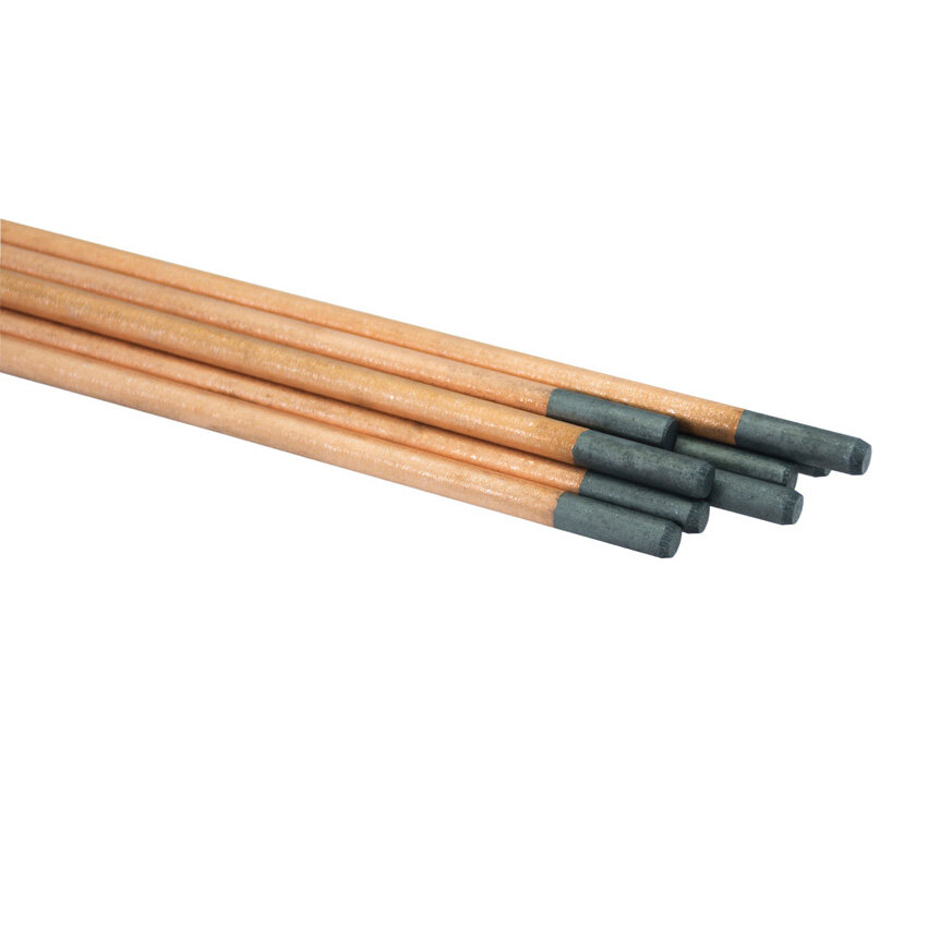 Электроды для резки угольные омедненные CARBON ROD DC д.8.0 мм упаковка 50 шт, 2 кг