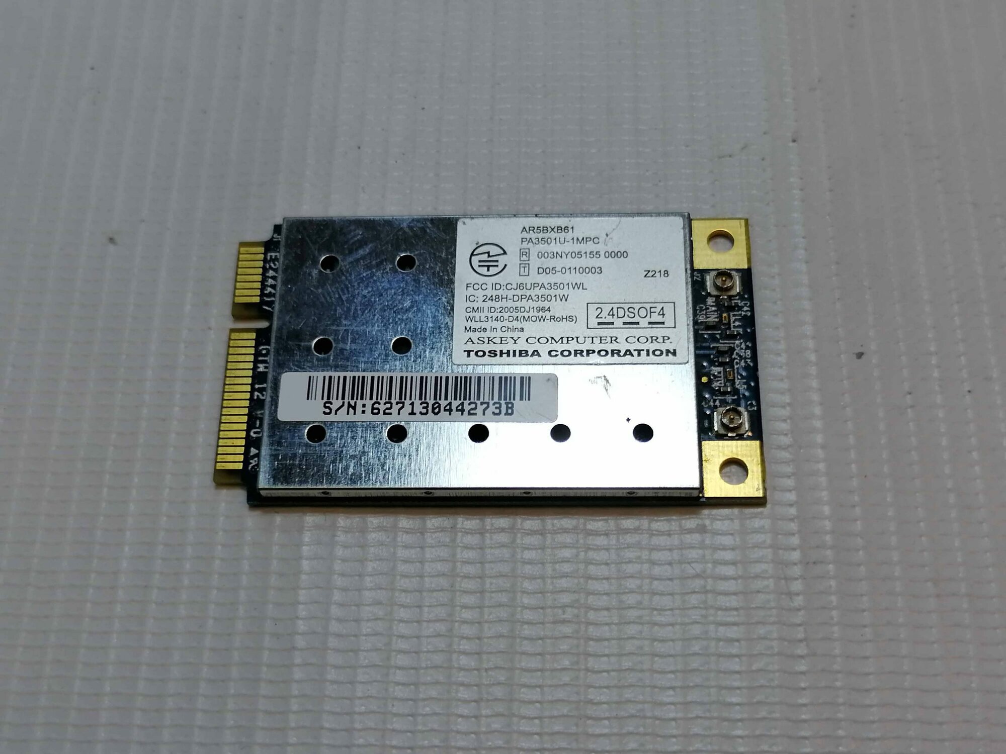 Wi-Fi модуль Atheros AR5BXB61