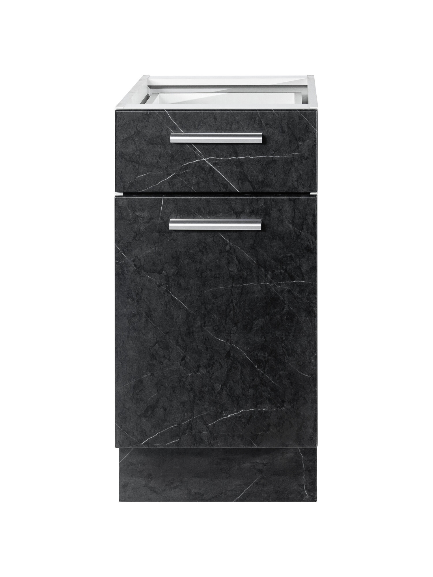 Шкаф кухонный Марсель напольный с 1 ящиком 40 см цвет гранит лава Оникс