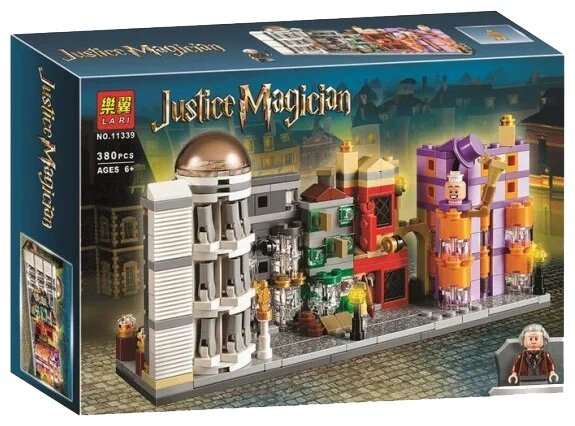 Конструктор Lari (Bela) Justice Magician 11339 Косой переулок, 380 дет.