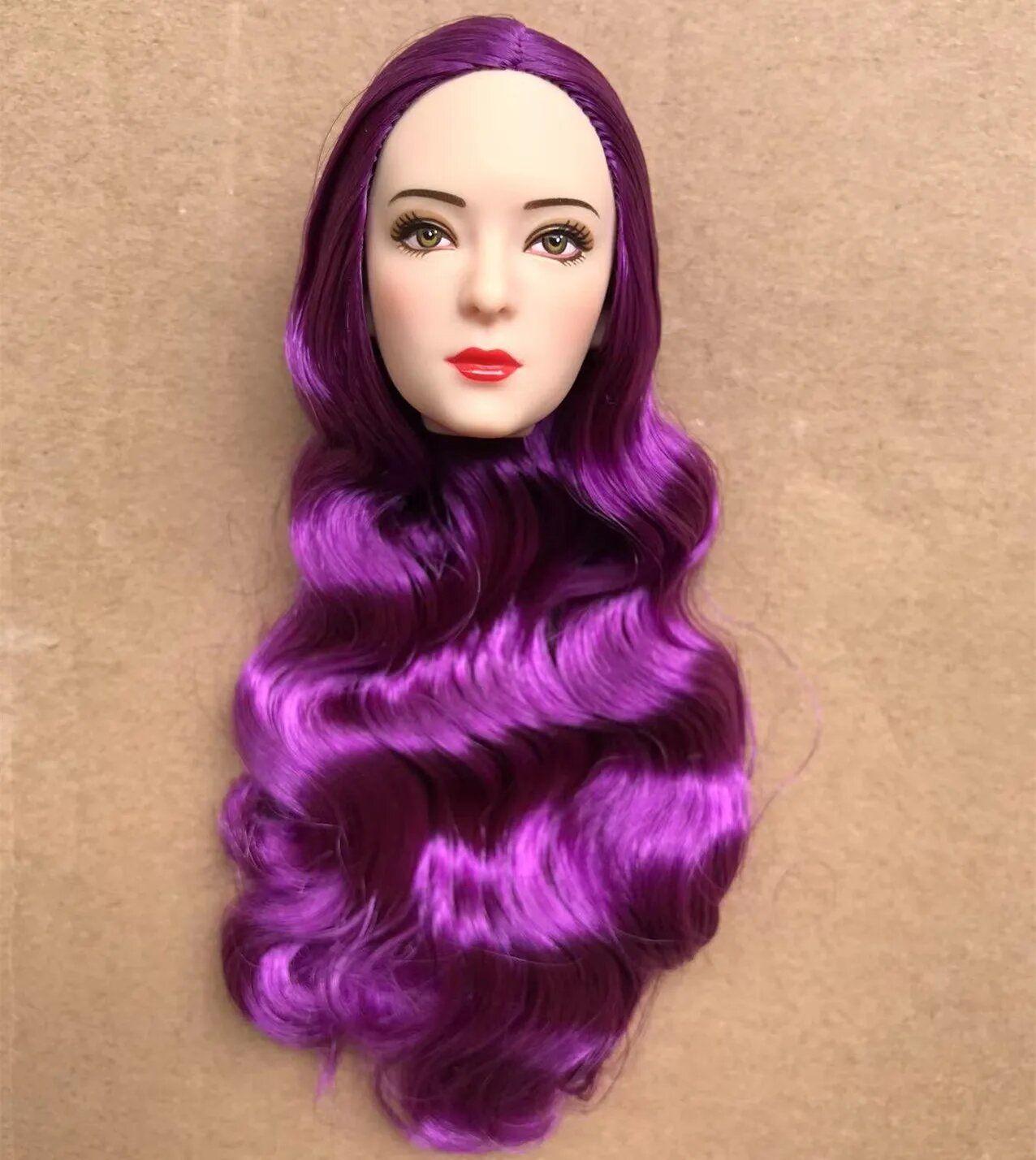 ROUND YUAN Кукла 1/6 Классическая Китайская Кукла Белая 22 Сустава NO.17 purple hair