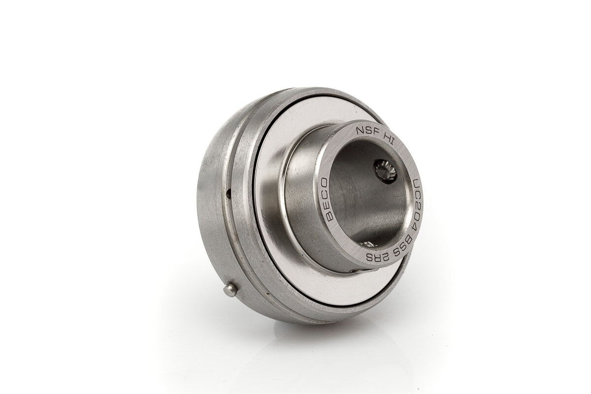 Подшипник UC 204 BSS 2RS BECO , шариковый, , используется в разных корпусах, закрытый .