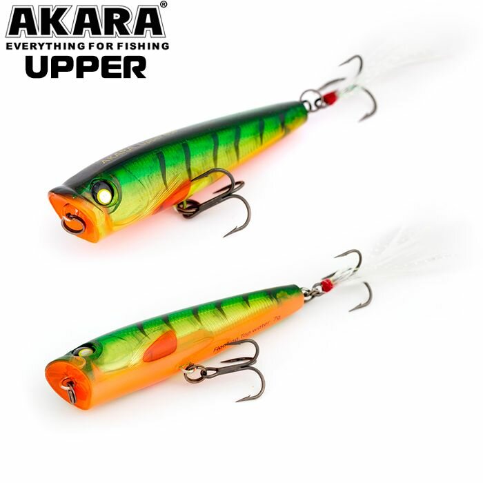 Рыболовная приманка на щуку, окуня Воблер Akara Upper 65F 65мм. 7г. №A46