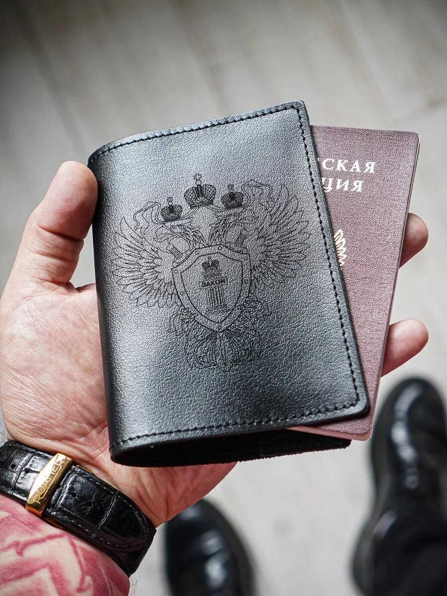 Обложка для паспорта КОЖЬЕ