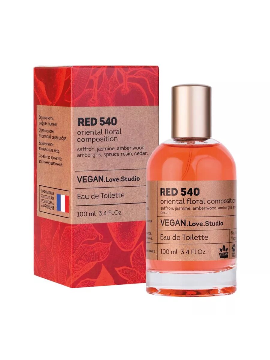Vegan Love Studio Red 540 (Bacc. Rouge 540), вода туалетная, 100мл
