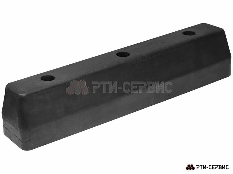 Отбойник (буфер) резиновый 375х65х70 мм РТИ-Сервис