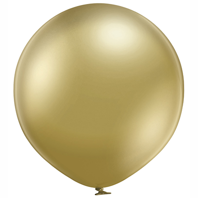 Шар латексный ненадутый В 250/600 Хром Glossy Gold 60 см (1 в уп)