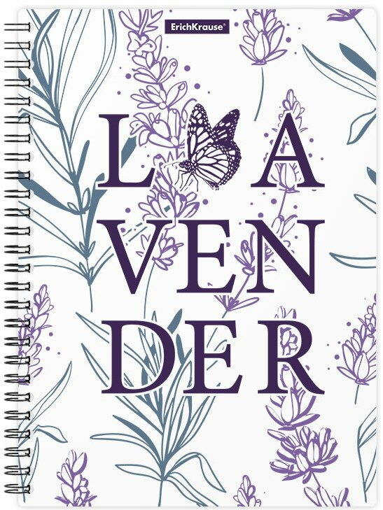 Тетрадь общая с пластиковой обложкой на спирали ErichKrause