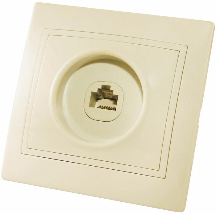 Таймыр SQ1814-0121 розетка компьютерная RJ-45 с/у слоновая кость
