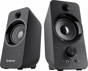 Defender Акустическая система стерео Defender SPK-190 65190, 2x4Вт, питание от USB, черный (ret)