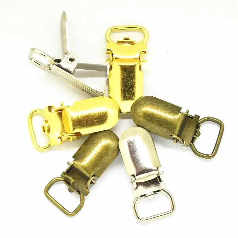 Металлические клипсы для рукоделия 50 шт 3 color mixed