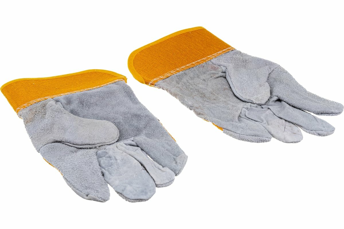 Gigant Спилковые комбинированные перчатки размер 10 Ангара G-029 для защиты рук