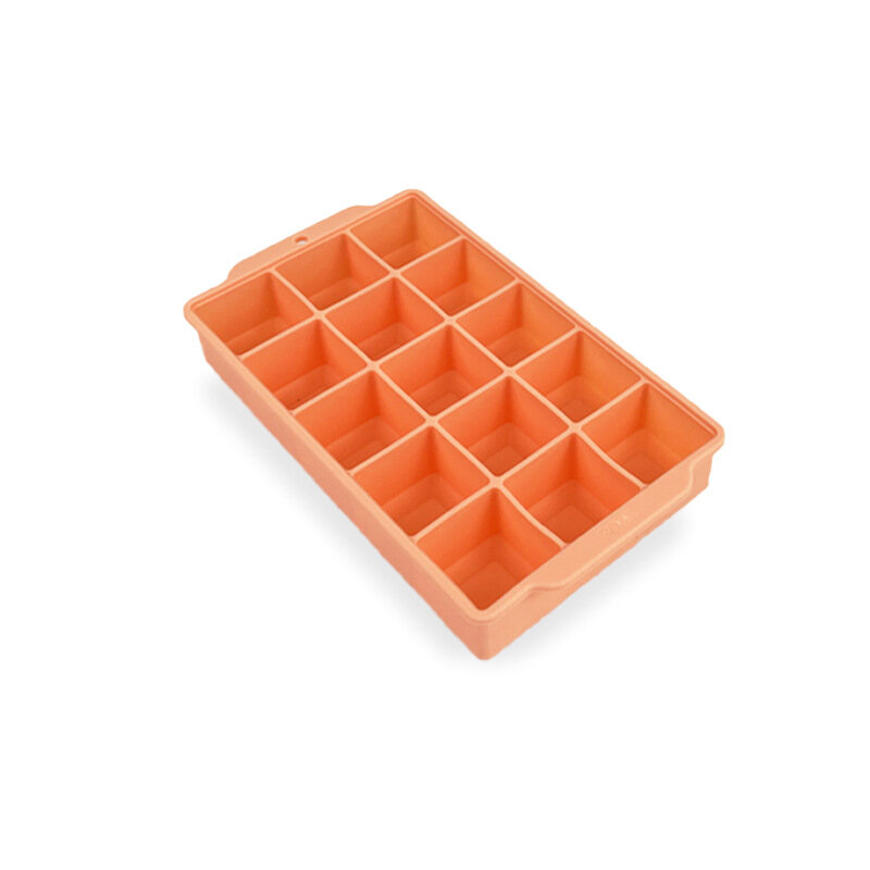 Силиконовый щедрый кубик льда 15 решеток ледяной формы бар виски квадрат льда коктейль кубик льда абразивный Персик-без