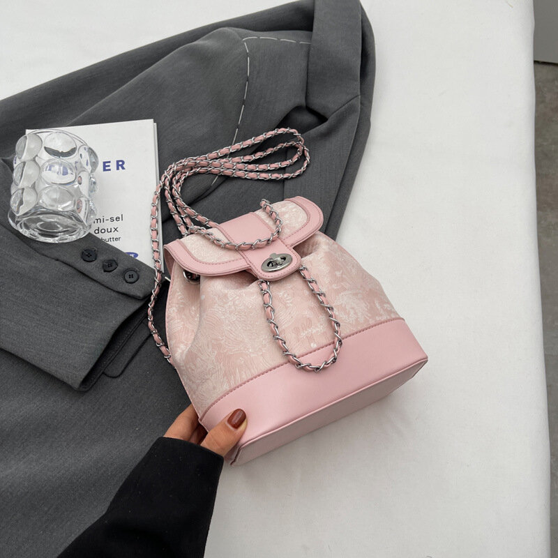 Сумка Tianyun Wing Color, женская, искусственная кожа, дышащая, на лето 2023, с цепочкой