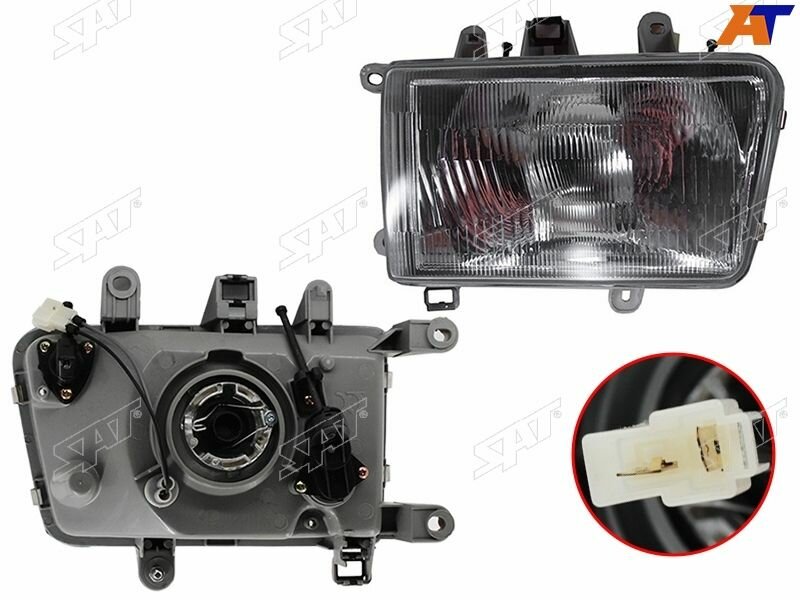 . SAT Фара для TOYOTA HILUX, SURF, 4RUNNER 93-95 правая (Евросвет)