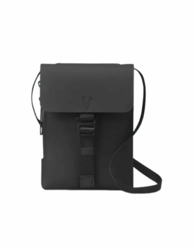 Сумка через плечо Gaston Luga RE1401 Splsh Mini Crossbody Bag. Цвет: черный.