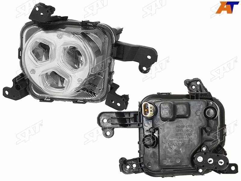 . SAT Фара противотуманная для KIA OPTIMA 16-18 левая LED