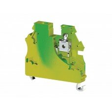 Клеммник на DIN-рейку 4 мм. кв. AVK4 TRD (желто зеленый) Klemsan 334180