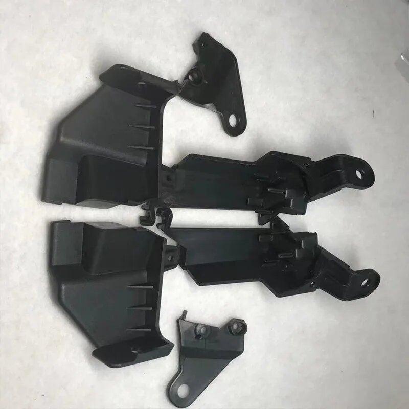 Для Lexus LX570 2015-2020 комплект для ремонта фар защитный круг запасные части для левых и правых фар черный пластиковый коготь