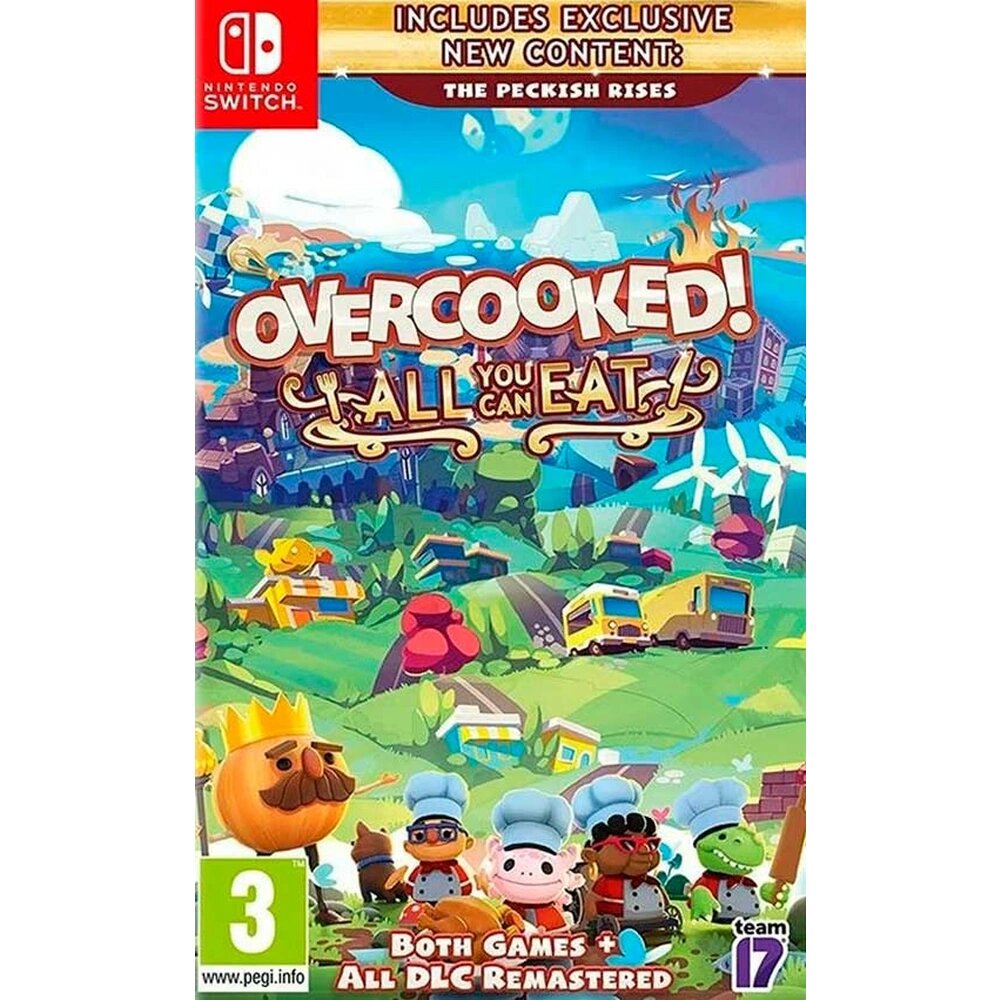 Игра Overcooked: All You Can Eat (Nintendo Switch, русская версия) TEAM 17 Картридж 3+