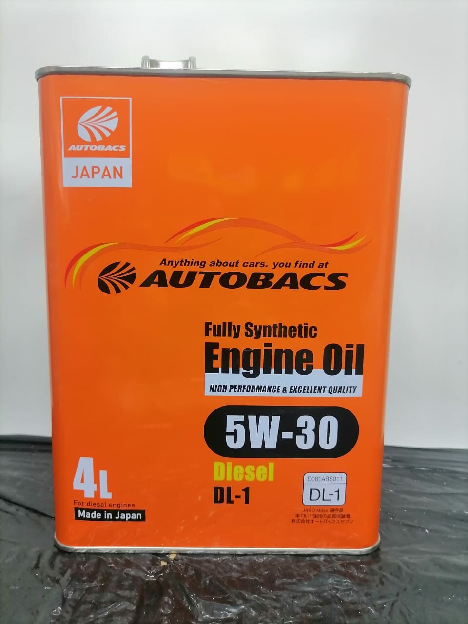 Моторное масло AUTOBACS 5W-30 DL-1, 4 л, арт. 00033252