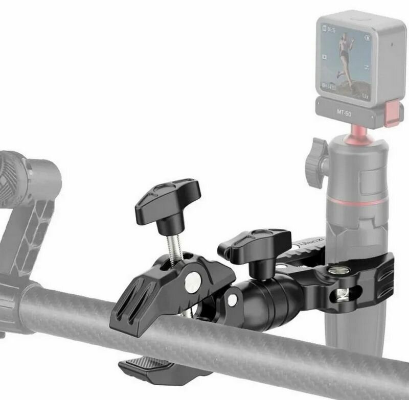 Двойной держатель Ulanzi Crab Clamp R096, нагрузка до 1.5 кг