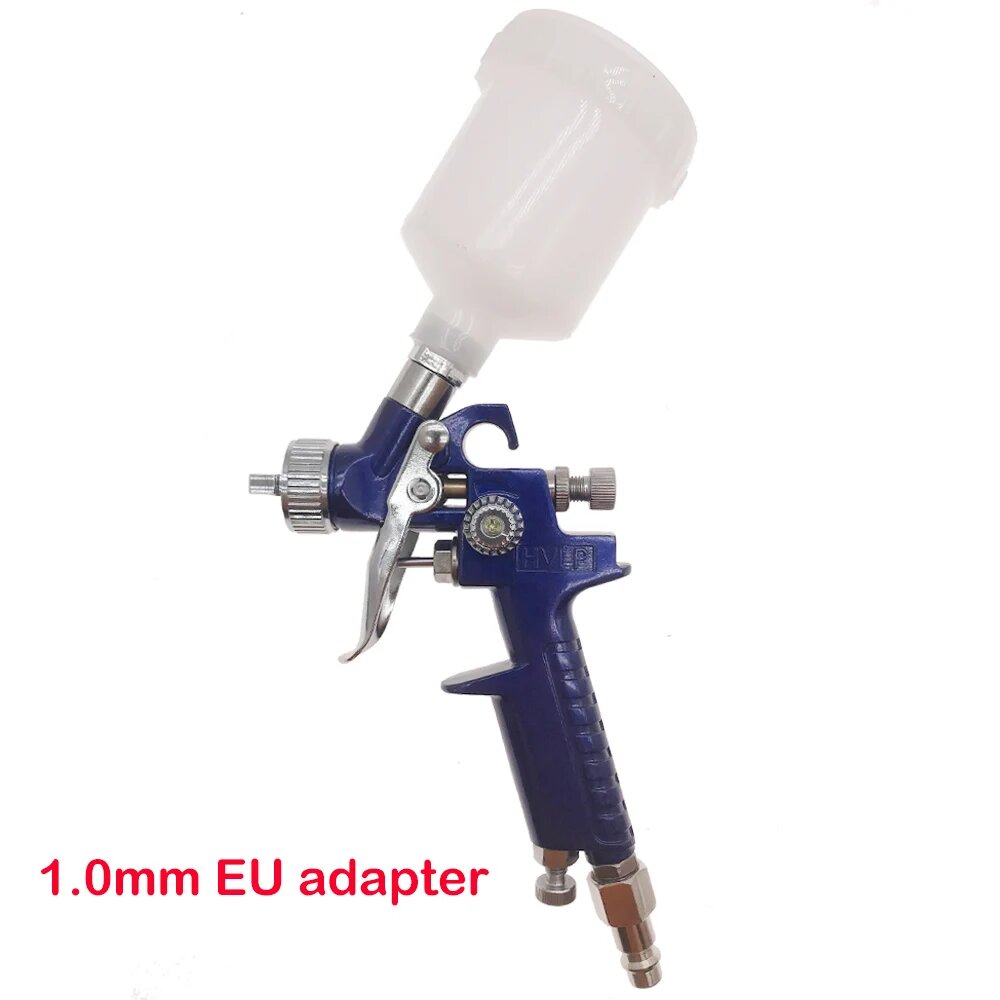 Аэрограф WENXING 1.0mm EU adapter, синий