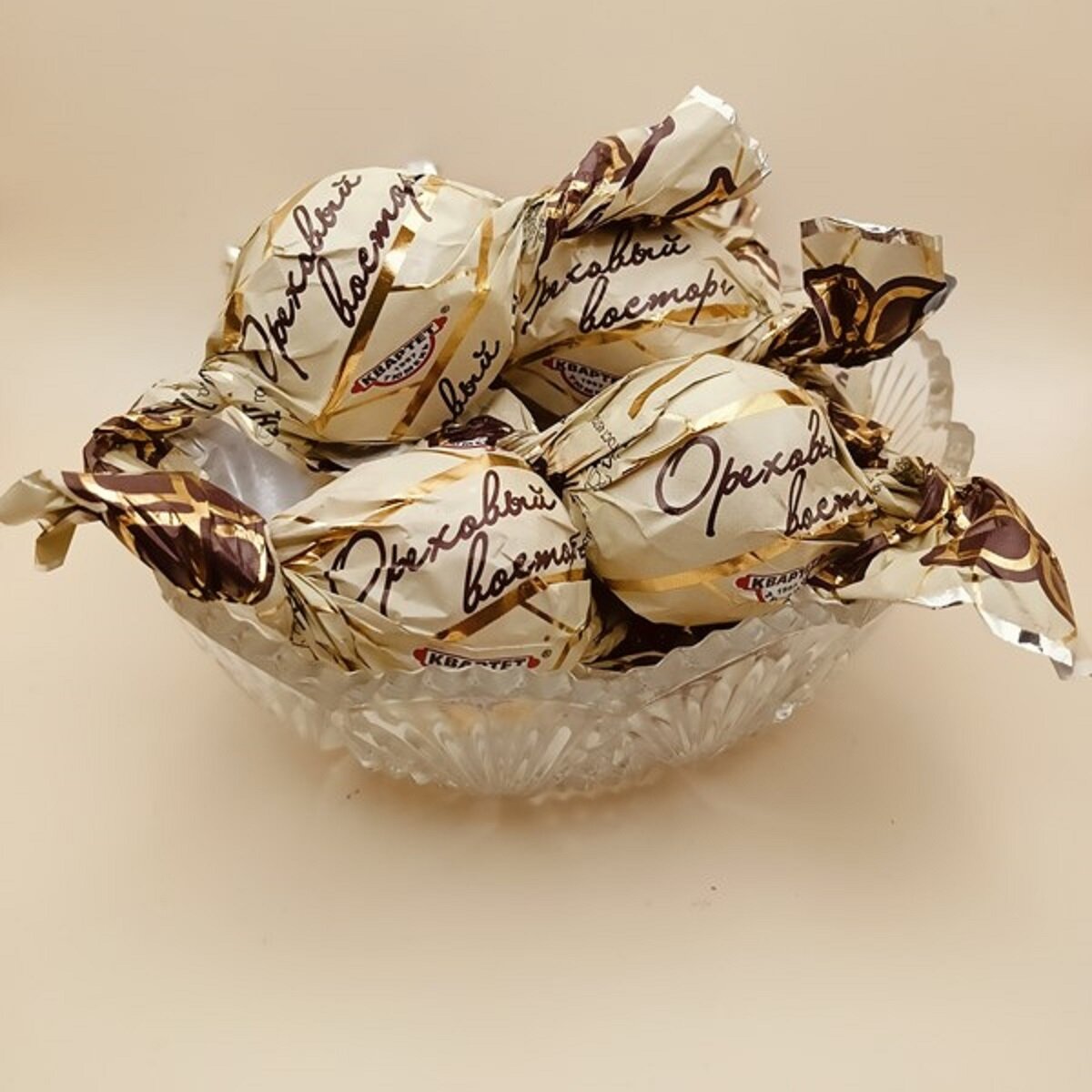 Конфеты "Ореховый восторг" от фабрики "Квартет", Тюмень - 1 кг