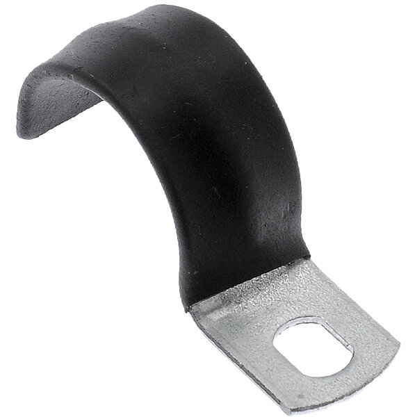 Скоба СМО-П металлическая оцинкованная 19-20мм в полимерной изоляции, 1 лапка (Fortisflex) (100 шт. в наборе)