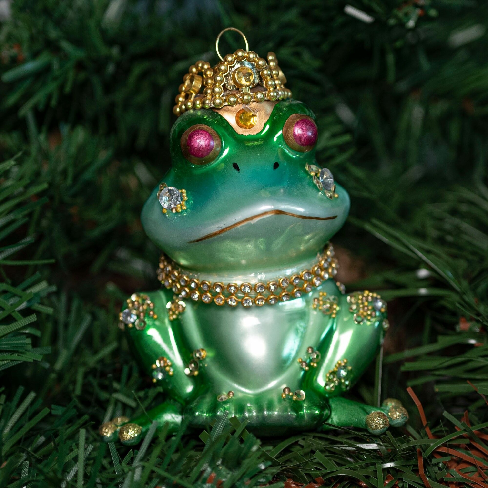Игрушка на елку Царевна-лягушка 10см
