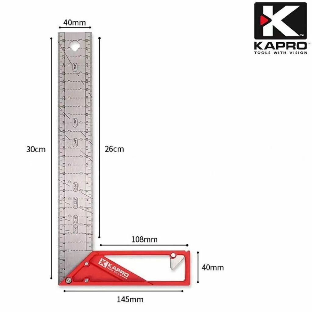 Квадратная линейка капро 353