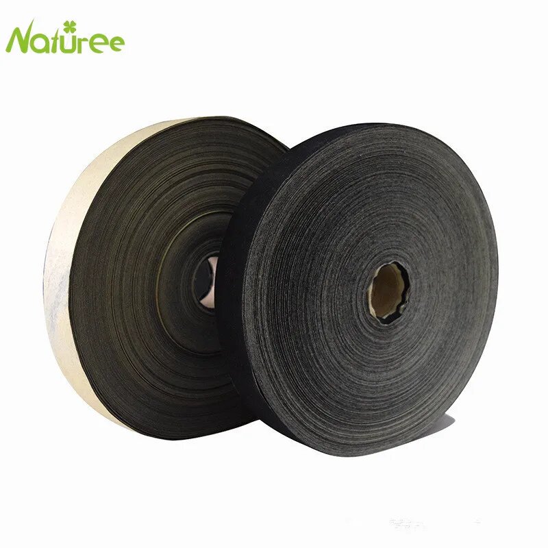 Самоклеящаяся черная бархатная ткань 15 см * 10 м