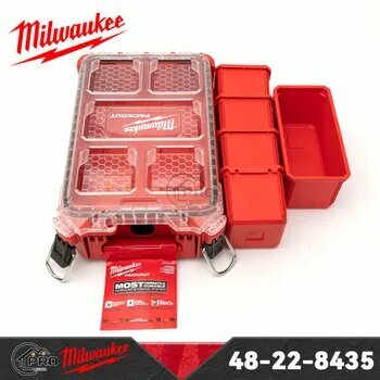 Milwaukee Ящик для инструментов 38.6 х 24.9 х 11.7 см, 3 секц, 6 отд.