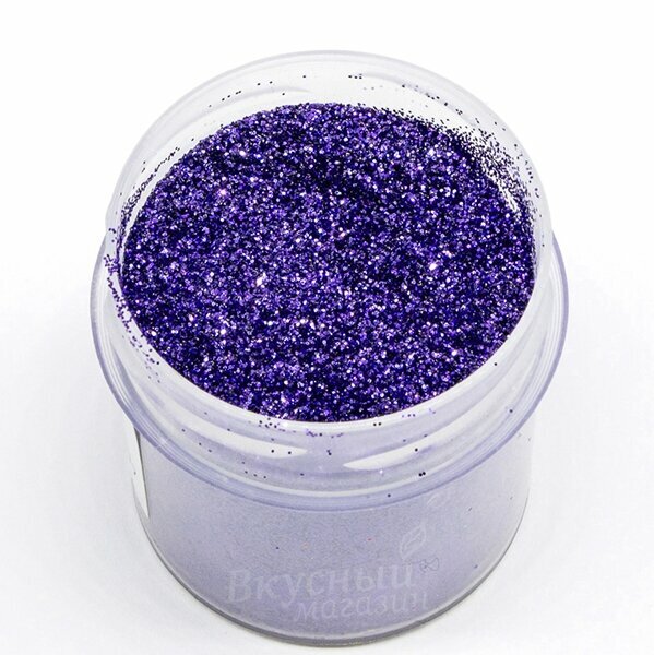 Блестки кондитерские Темно-фиолетовый Meadowbrook, 10 гр. (Набор из 3 шт.)