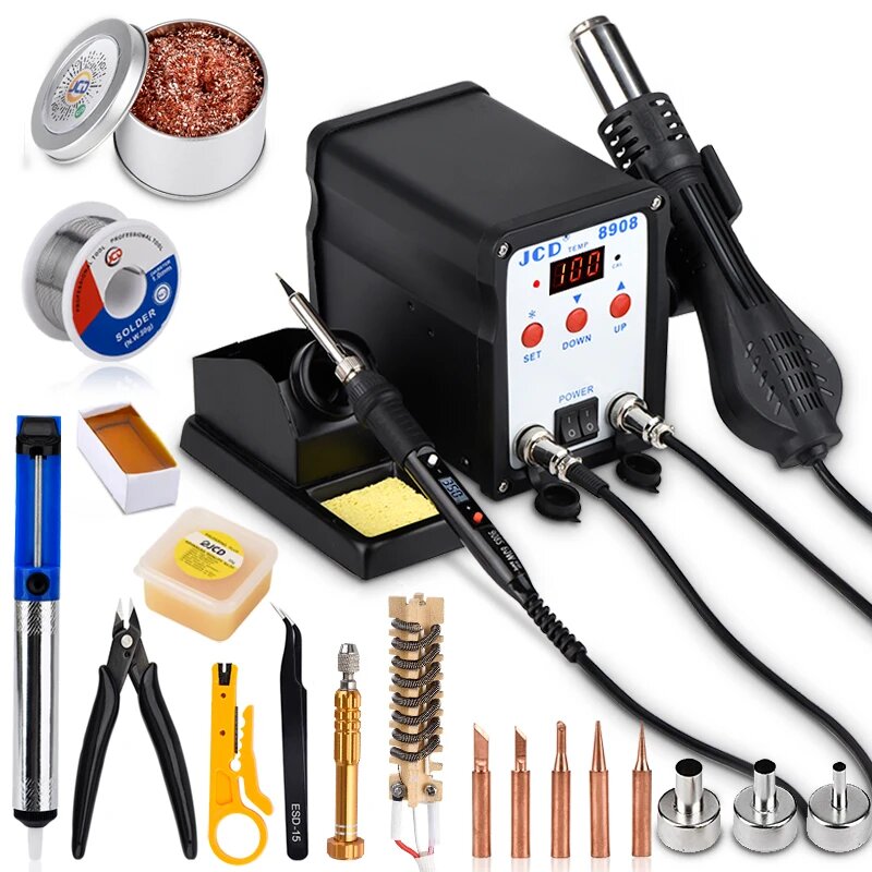 Станция пайки JCD 8908 с ковриком, 220V, EU, KIT
