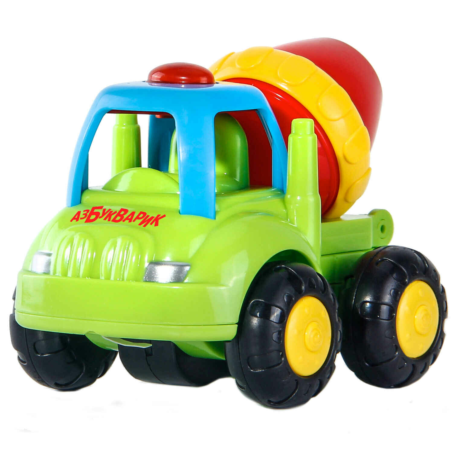 Интерактивная музыкальная игрушка Азбукварик "Бетономешалка", 16 см, от 3 лет