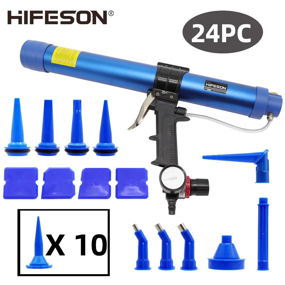 Пневматический пистолет для герметика HIFESON 310/600 мл 06a for 600ml