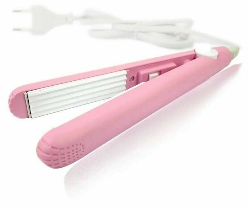 Утюг для завивки волос . Стайлер для завивки. Плойка для волос/ выпрямитель волос . Гофре утюжок/утюг. Нагреватели/Прибор для красоты. Утюжок для всех видов волос переносной . Мини утюжок для волос выпрямитель.