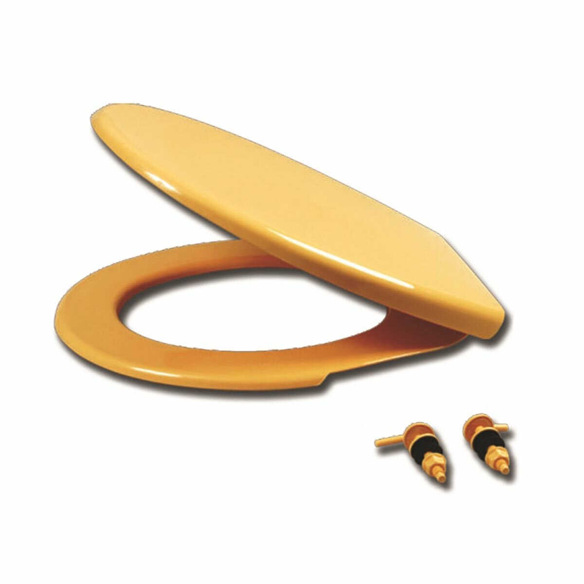 Сиденье на унитаз VIRPlast "Виктория", универсальное, бежевое, с крышкой