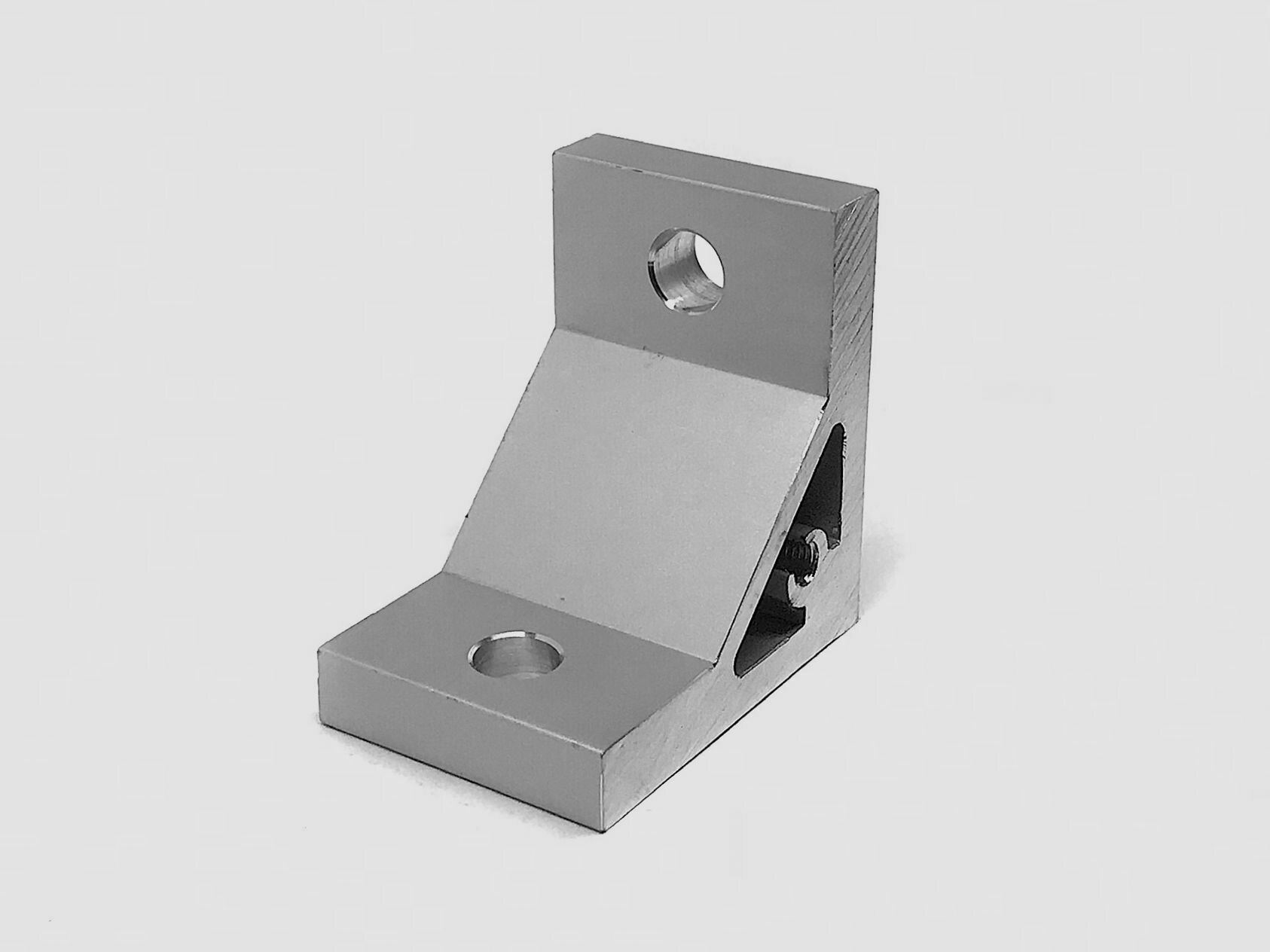 Угловой алюминиевый соединитель 50х50х35, паз 10, A00 / 1 шт / соберизавод