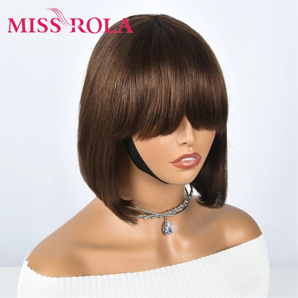 Парик Miss Rola из бразильского волоса, 2шт/лот