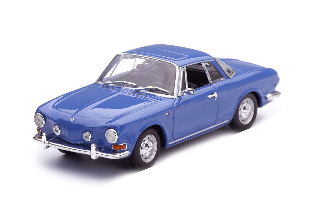 Модель коллекционная MAXICHAMPS Vw karmann ghia 1600 1966 blue