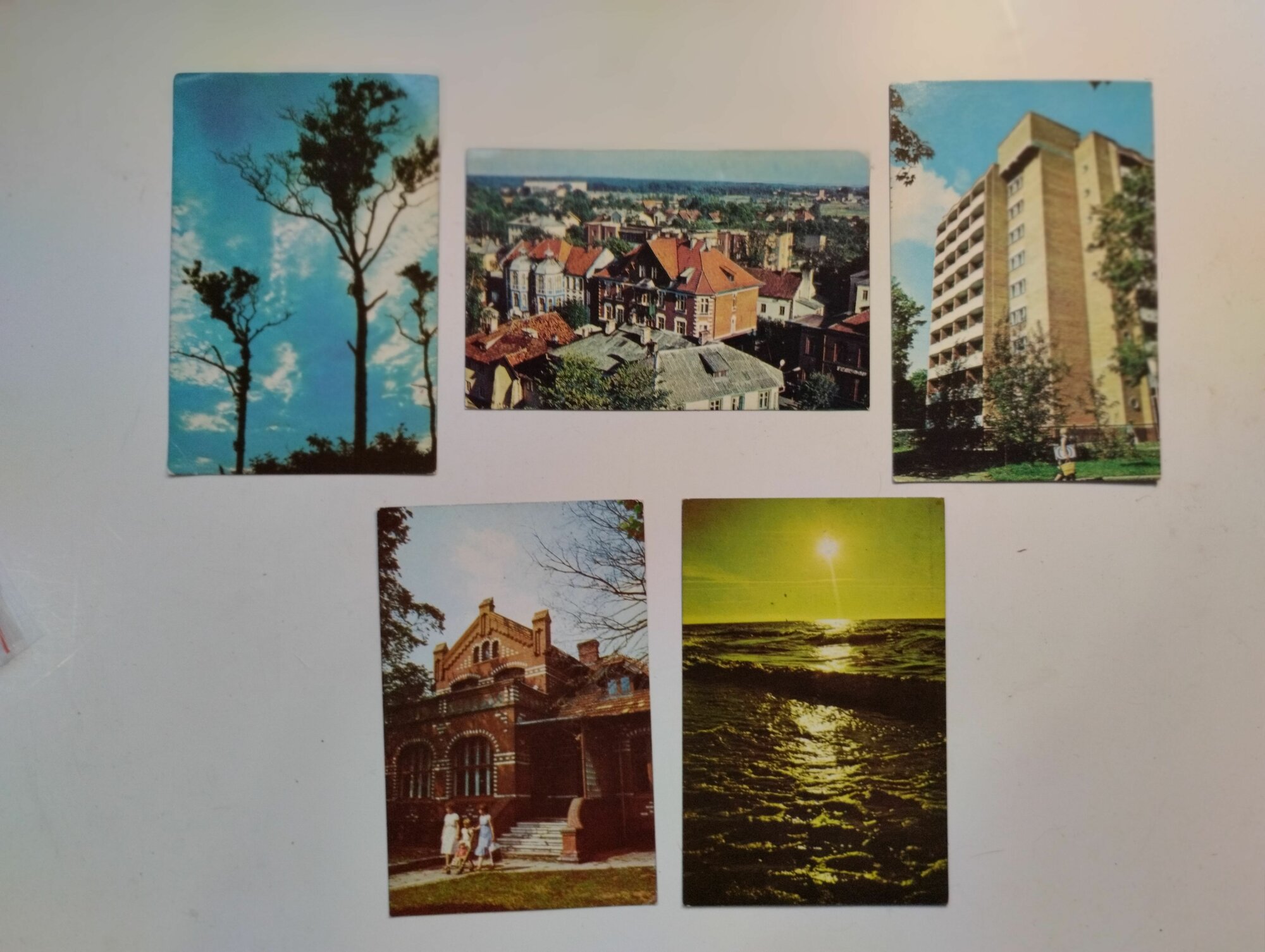 Набор карманных календариков СССР. 1990 год. Город Зеленоградск Калининградской области (4 штуки)