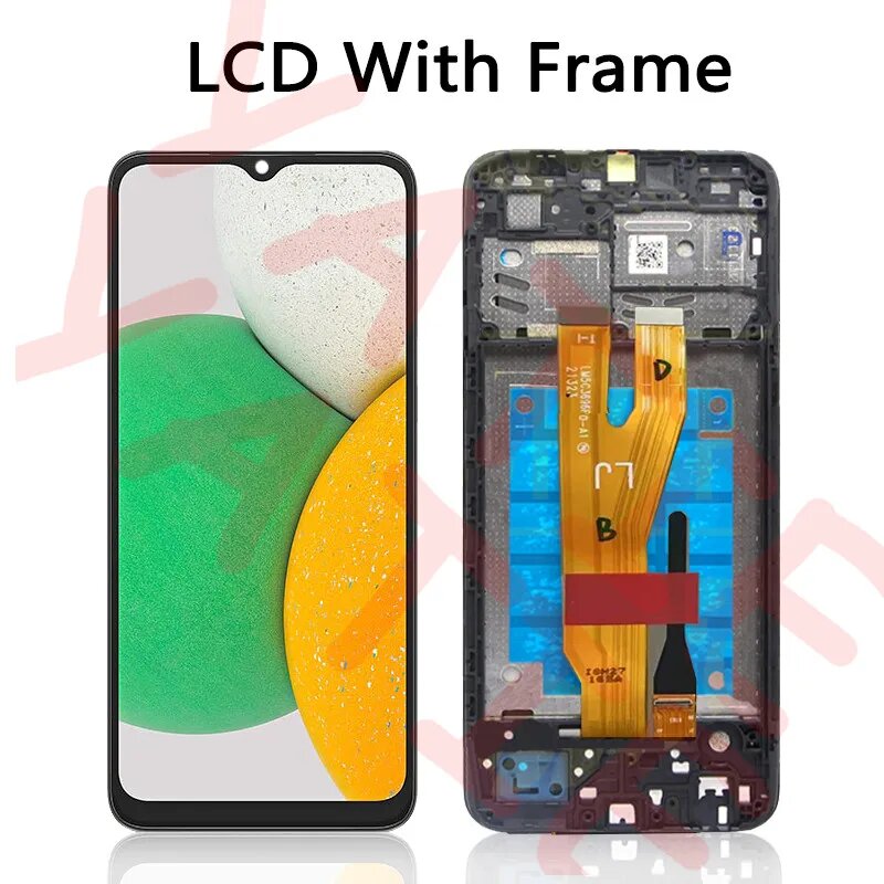 Высококачественный ЖК-дисплей A032 для SAMSUNG A03 Core LCD SM-A032F SM-A032F/DS, Black With Frame