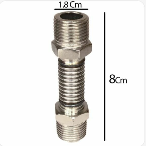 Пружинный соединитель (ниппель) 1/2"
