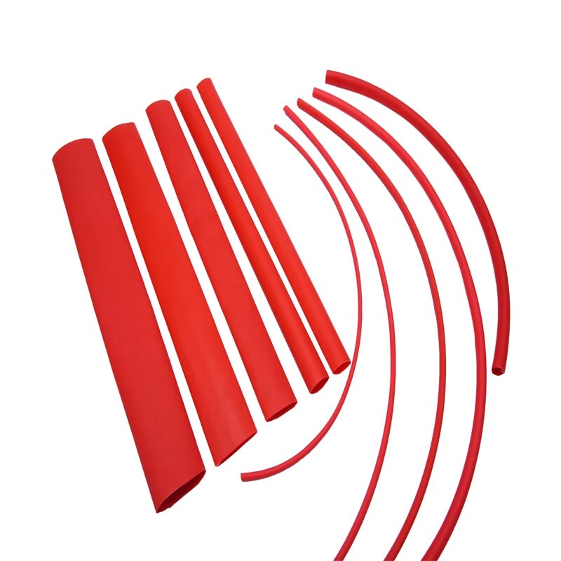 Термоусадочная трубка ПВХ 1,0-14,0 мм 2:1 5.0mm, Red, 1 Meter