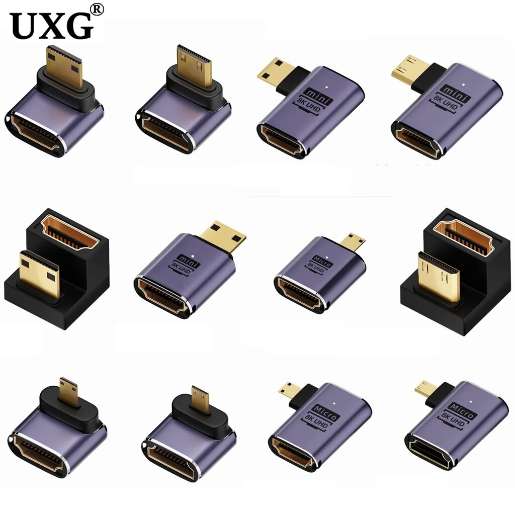 HDMI Up Angled адаптер мини 6 мм — фото 1